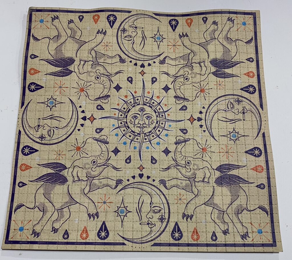 LSD 110mcg Blotter Paper - Fractal Elephant